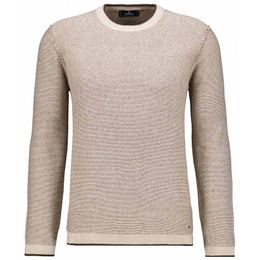 Ragman Herren Ragman Rundhalspullover beige 56