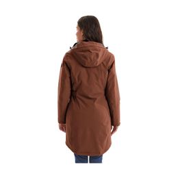 Killtec Parka »KOW 165 WMN PRK« Wasser- und winddichter Parka mit Teddyfleece und abnehmbarer Kapuze rostrot 54 54 Funktionsparka mit...
