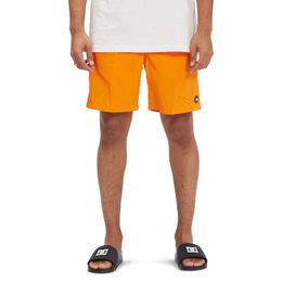 DC Shoes Shorts »Late Daze 18"« Orange Posicle S S Stoff: leichter Nylon-Stoff