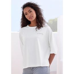 Copenhagen Studios Oversize-Shirt »mit hochwertiger Logostickerei« aus heavy Bio-Baumwoll-Qualität bright white XS (34) XS (34) Logo-Stickerei auf...