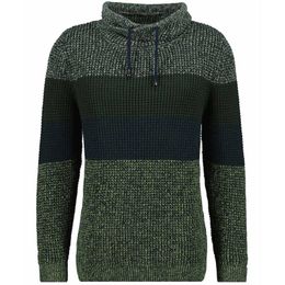 Ragman Rundhalspullover Dunkelgr&uuml;n-393 52 52 Maseltov Pullover