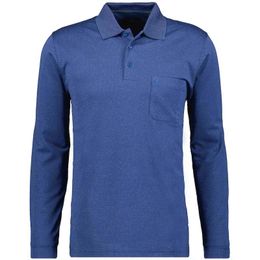 Ragman Poloshirt Royal S S Legere Passform