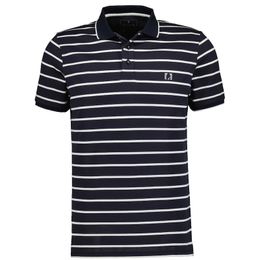 Ragman Poloshirt Dunkelblau-711 S S 3-Knopfleiste