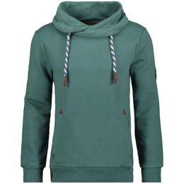 Ragman Sweatshirt Gr&uuml;n-382 M4850 M4850 Modischer Maseltov-Kragen