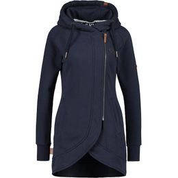 ALIFE & KICKIN Kapuzensweatjacke &raquo;Damen MaryAK A&laquo; marine XS XS Kuschelig weiche Kapuzensweatjacke MaryAK C von alife and kickin in einfarbiger Optik