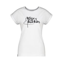 ALIFE & KICKIN Rundhalsshirt »Damen EnidAK P« brilliant white XL XL Herzenssache - das neue stilvolle Damenshirt EnidAK P von alife and kickin