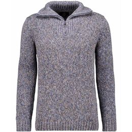 Ragman Troyer Blau-177 50 50 Tweed-Strick