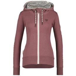 ALIFE & KICKIN Sweatshirt &raquo;Damen JessyAK&laquo; plum XL XL Dein Wohlf&uuml;hlteil f&uuml;r jeden Tag - die Kapuzensweatjacke JessyAK A von alife and kickin