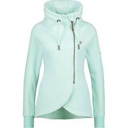 ALIFE & KICKIN Sweatjacke &raquo;Damen MerylAK A&laquo; mint melange XS XS Kuschelig weiche Damensweatjacke MerylAK A von alife and kickin in einfarbiger Optik
