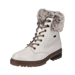 Remonte Schn&uuml;rstiefelette &raquo;Stiefelette Glattleder&laquo; Wei&szlig; 38 38 Verschluss: Schn&uuml;rung