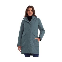 Killtec Parka »Damen Funktionsparka« Wasserdichter, atmungsaktiver Damenparka mit abnehmbarer Kapuze graublau 46 46 Damen Funktionsparka mit...
