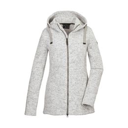 G.I.G.A. by Killtec G.I.G.A. DX BY KILLTEC Fleecejacke »GW 72 WMN KNTFLC JCKT« Strickfleecejacke mit Kapuze u 2-Wege-Reißverschluss naturweiß 44 44 Damen...