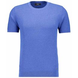 Ragman Herren Ragman Rundhalspullover blau 50