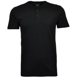 Ragman Poloshirt Schwarz XL XL Poloshirt mit Kn&ouml;pfe