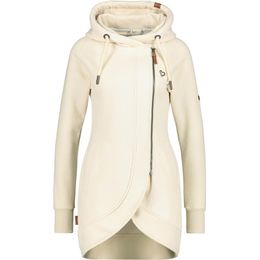 ALIFE & KICKIN Kapuzensweatjacke &raquo;Damen MaryAK A&laquo; creme XS XS Kuschelig weiche Kapuzensweatjacke MaryAK C von alife and kickin in einfarbiger Optik