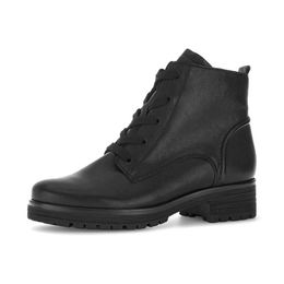 Gabor Schnürstiefelette »GENUA«, Blockabstz, Schnürboots, Businessstiefelette in Weite G (= weit) schwarz 41 41 Schlichte Schnürstiefelette mit...