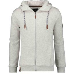 Ragman Sweatjacke Grau-Melange 3XL (56/58) 3XL (56/58) Sweatjacke