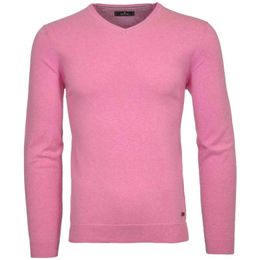 Ragman V-Ausschnitt-Pullover Rose-064 52 52 Baumwolle-Kaschmir-Mix