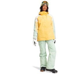 Roxy Snowboardjacke »Highridge Hoodie« Sunset Gold XL XL Umweltfreundliches Material: Leinwandgewebe...
