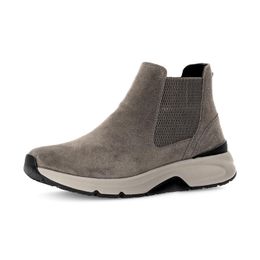 Gabor Rollingsoft Chelseaboots Plateau, High Top-Sneaker, Schnürschuh mit Grip-Profil taupe 43 43 Chelseaboots mit Innenreißverschluss und...
