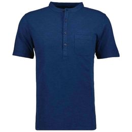Ragman T-Shirt Nachtblau XL XL Knopfleiste