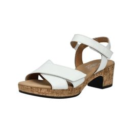 Gabor COMFORT Riemchensandale »Sandalen Leder« Weiß 39 39 Verschluss: Kein Verschluss
