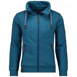 Ragman Sweatjacke Dunkelgr&uuml;n-357 3XL5658 3XL5658 Hoher Kragen