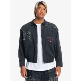 Quiksilver Outdoorjacke »x Stranger Things Upside Down« schwarz L L Originale Quiksilver-Surfjacke aus den 80ern