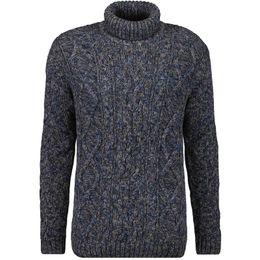 Ragman Herren Ragman Rollkragenpullover blau 54