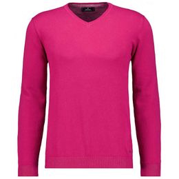 Ragman V-Ausschnitt-Pullover Purpur 48 48 Baumwolle-Kaschmir-Mix