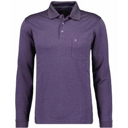 Ragman Poloshirt Violett XXL XXL Legere Passform