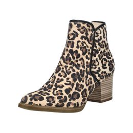 Gabor COMFORT Stiefelette »Stiefelette Leder« Leopard 41 41 Verschluss: Reißverschluss