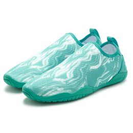 Venice Beach Aquaschuh zum Reinschlüpfen, Badeschuh, Slipper, Wasserschuh VEGAN türkis / weiß 41 41 Atmungsaktive Badeschuhe aus wasserabweisendem...