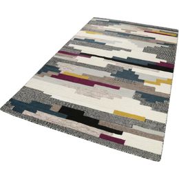 Esprit Wollteppich &raquo;Natham Kelim ESP-6012&laquo; rechteckig 8 mm H&ouml;he reine Wolle, Wohnzimmer multi Obermaterial: 100% Wolle B : 80 cm 1 Stk.