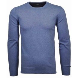 Ragman Longpullover Taubenblau 3XT 3XT Baumwolle-Kaschmir-Mix
