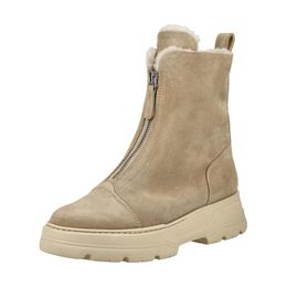 Paul Green Stiefelette »Stiefelette Veloursleder« Beige 42,5 42,5 Verschluss: Reißverschluss