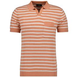 Ragman Poloshirt Apricot-527 L L Kurzarm-Strickpullover