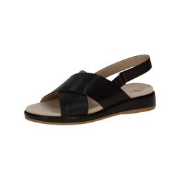 Caprice Riemchensandale »Sandalen Nappaleder« Schwarz 37 37 Verschluss: Klettverschluss