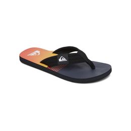 Quiksilver Sandale »Molokai Layback« Black/Black/Orange 12(45) 12(45) Baumwoll-Canvas-Obermaterial