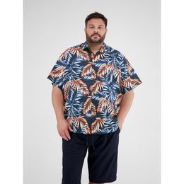 Lerros Kurzarmhemd &raquo;Hawaiihemd in den Gr&ouml;&szlig;en 3XL bis 6XL&laquo; CLASSIC NAVY 4XL - extraweit extraweit 4XL Sommerlicher Hawaii-Style
