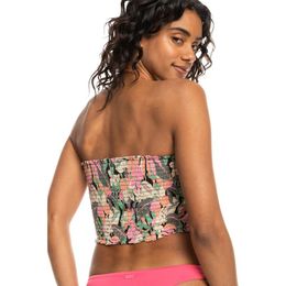 Roxy Bandeautop &raquo;Warm Waters&laquo; Anthracite Palm Song XXL XXL Material: Leichtes, bedrucktes...