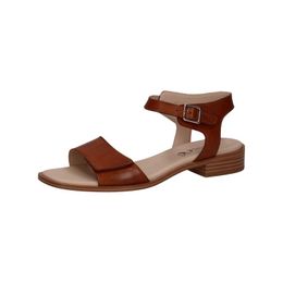 Caprice Riemchensandale »Sandalen Nappaleder« Cognac 38 38 Verschluss: Schließe