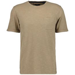 Ragman Kurzarmshirt Hellbeige-220 L L Modisches Sommer T-Shirt