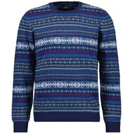 Ragman Rundhalspullover Marineblau 58 58 Rundhas-Pullover