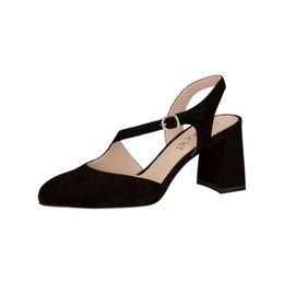 Caprice Slingpumps »Pumps Veloursleder« Schwarz 40,5 40,5 Verschluss: Schließe