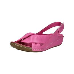 Andrea Conti Riemchensandale »Sandalen Leder« Fuchsia 37 37 Verschluss: Klettverschluss