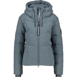 alife and kickin ALIFE & KICKIN Winterjacke »Damen MicaelaAK A« Kurze warme Jacke mit gefütterten Reißverschlusstaschen und Kapuze basalt S S Kurz, knackig,...