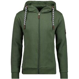 Ragman Sweatjacke Dunkelgrün-393 M (48/50) M (48/50) Sweatjacke