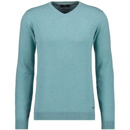 Ragman V-Ausschnitt-Pullover Minze-320 58 58 Baumwolle-Kaschmir-Mix