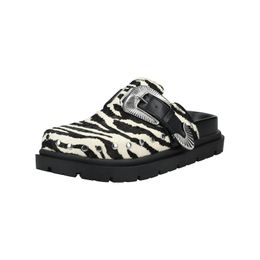 Steve Madden Pantolette »Pantoletten Leder« Zebra 36 36 Verschluss: Schlupfschuh
